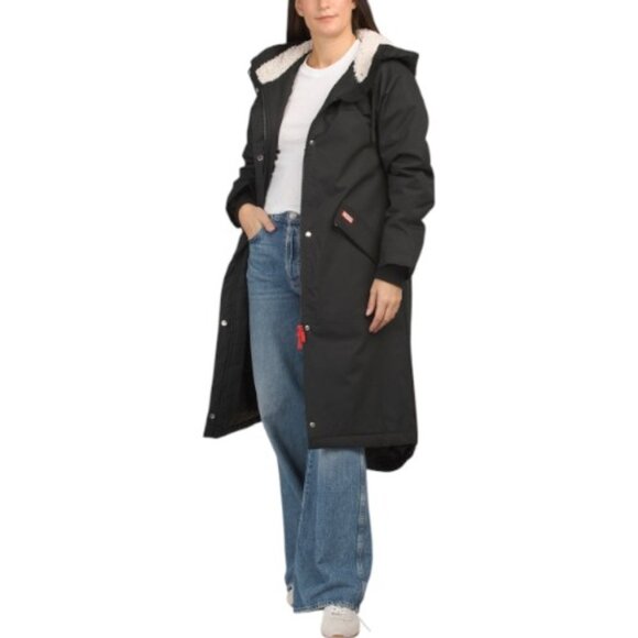 Hunter | Jackets & Coats | Hunter Jane Faux Shearling Lined Hooded ...